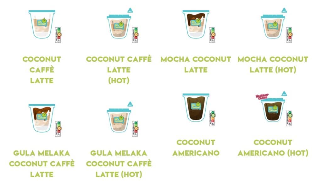 Mr Coconut Menu & Prices List Singapore 2025