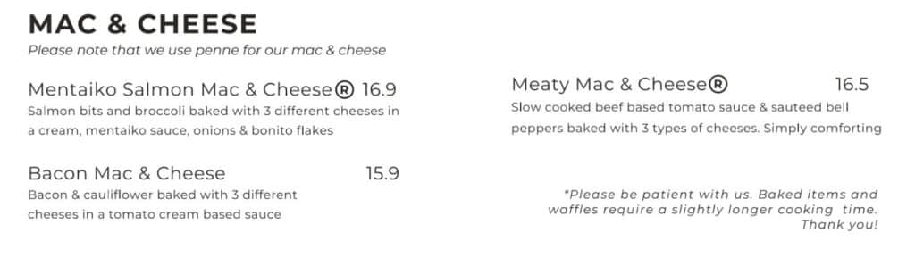 Refuel Cafe Menu & Prices List Singapore 2025