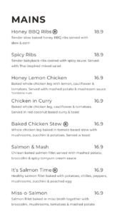 Refuel Cafe Menu & Prices List Singapore 2025