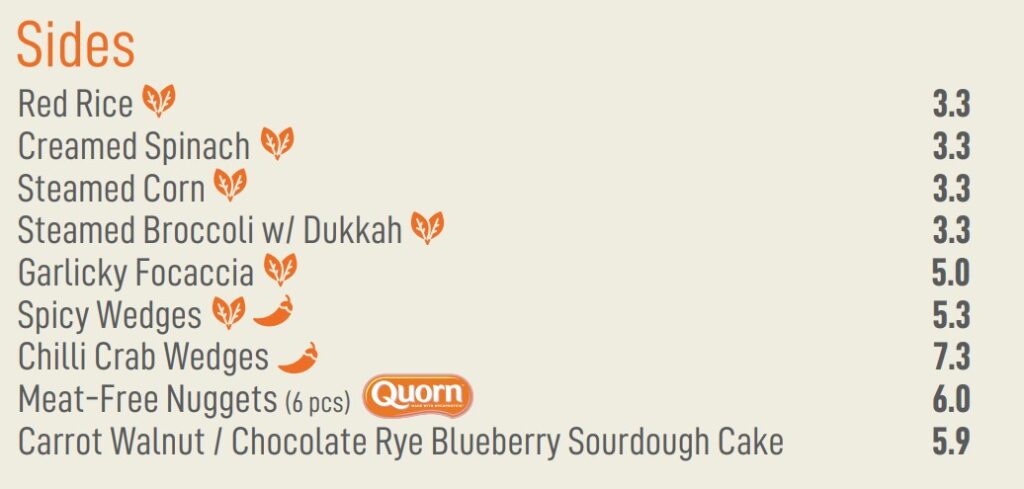 The Soup Spoon Menu & Prices List Singapore 2025