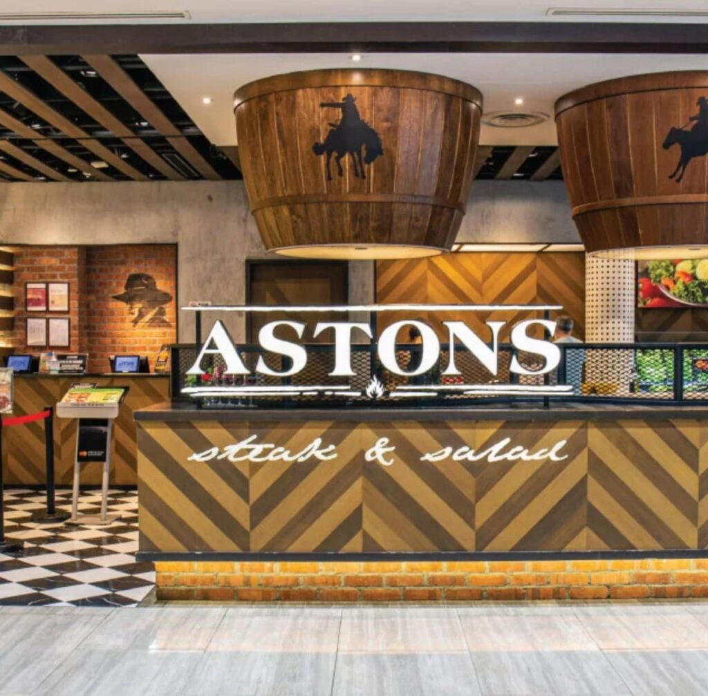Astons Menu & Prices List Singapore 2025