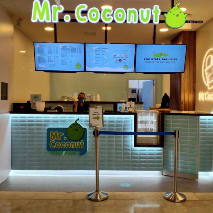 Mr Coconut Menu & Prices List Singapore 2026