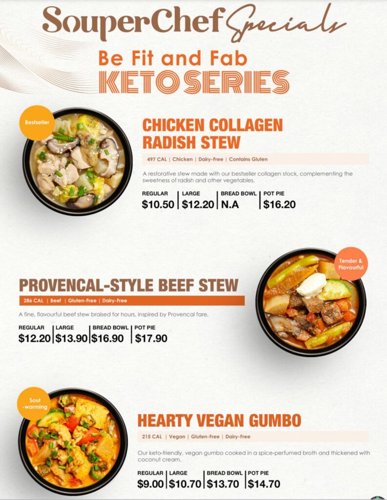 The Soup Spoon Menu & Prices List Singapore 2026
