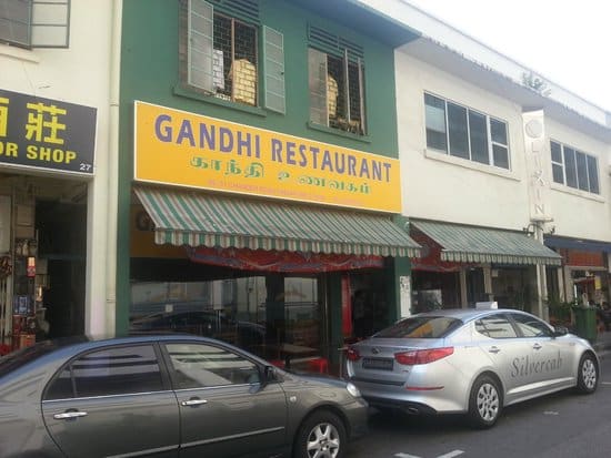 Gandhi Restaurant Menu & Prices List Singapore 2026